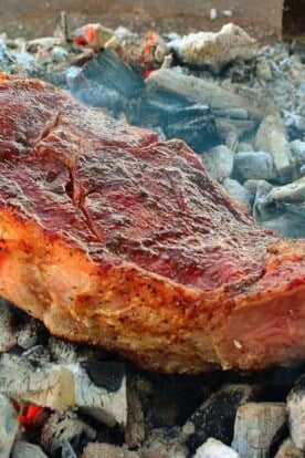 Smoked Steak - Over The Fire Cooking
