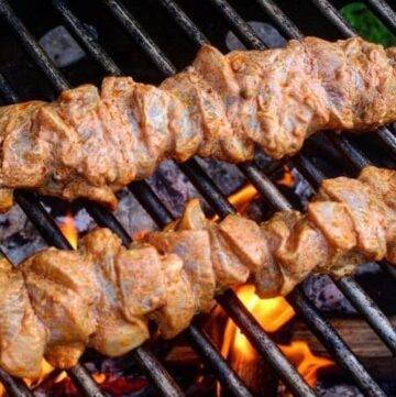 Chicken Kebabs Recipe - Over The Fire Cooking