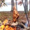 Hanging Lamb Leg - Over The Fire Cooking