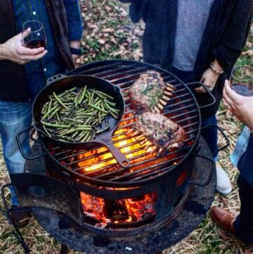 Smoked Rack of Lamb - Over The Fire Cooking