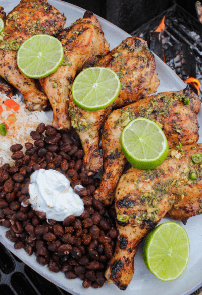 Grilled Mojo Chicken - Over The Fire Cooking