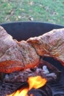 Steak with Garlic Confit - Over The Fire Cooking