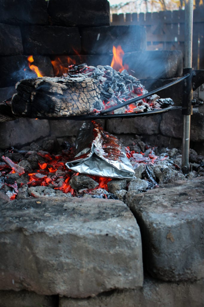 Honey Mustard and Chili Baked Salmon - Over The Fire Cooking