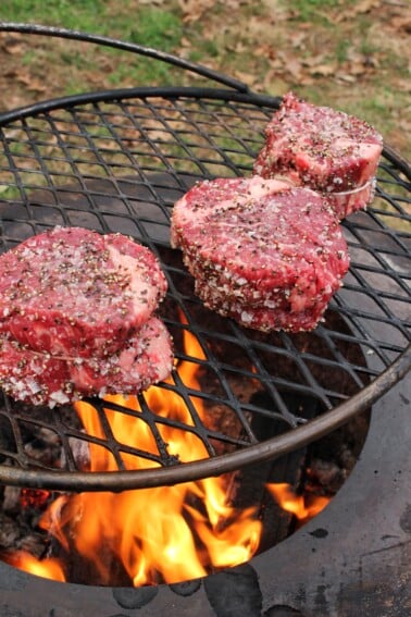Grilled Steak Oscar - Over The Fire Cooking
