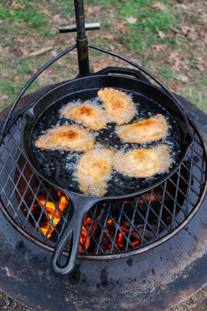 Fried Pancetta Empanadas - Over The Fire Cooking