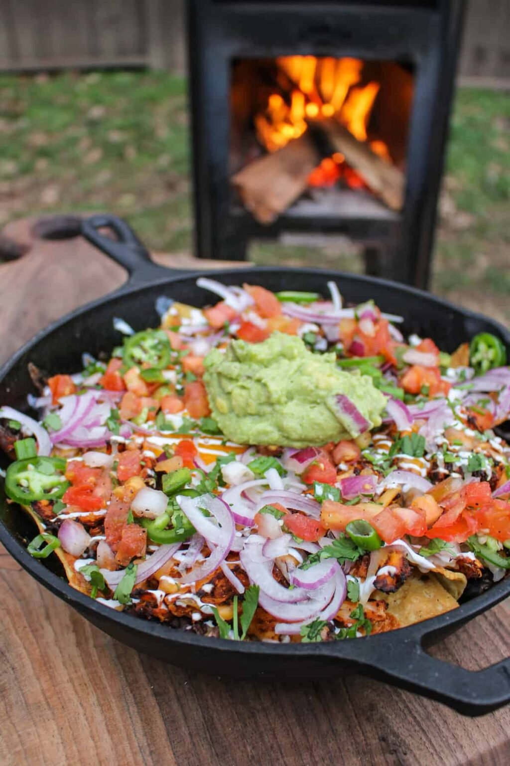 Fried Nachos - Over The Fire Cooking