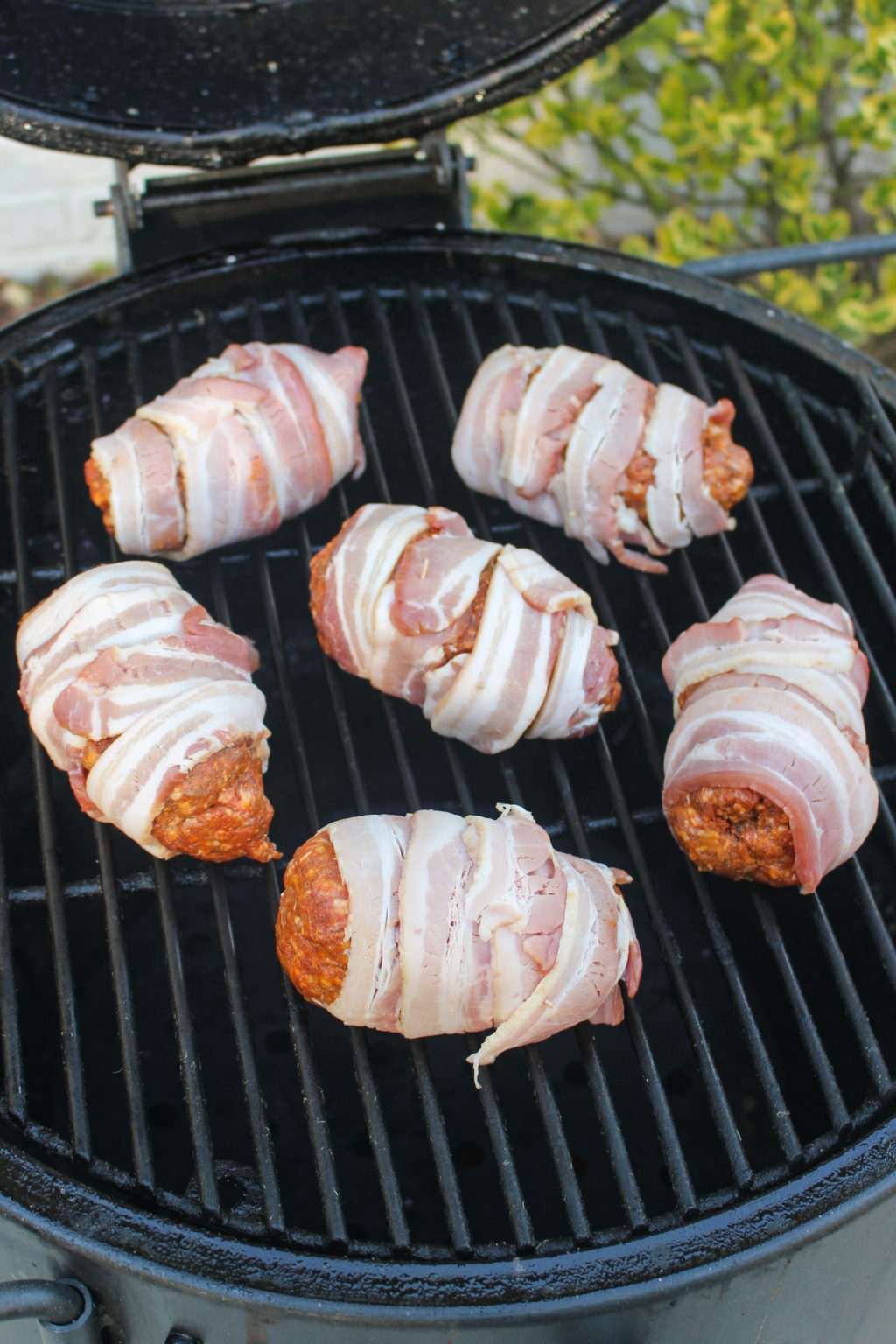 Armadillo Eggs Wrapped In Bacon - Over The Fire Cooking