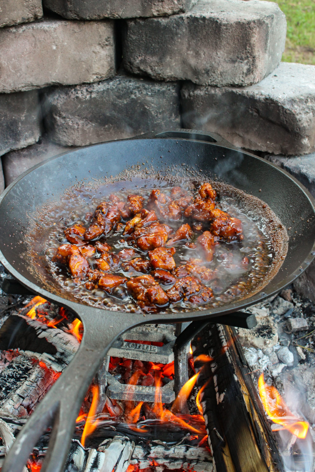 Crispy Orange Chicken - Over The Fire Cooking