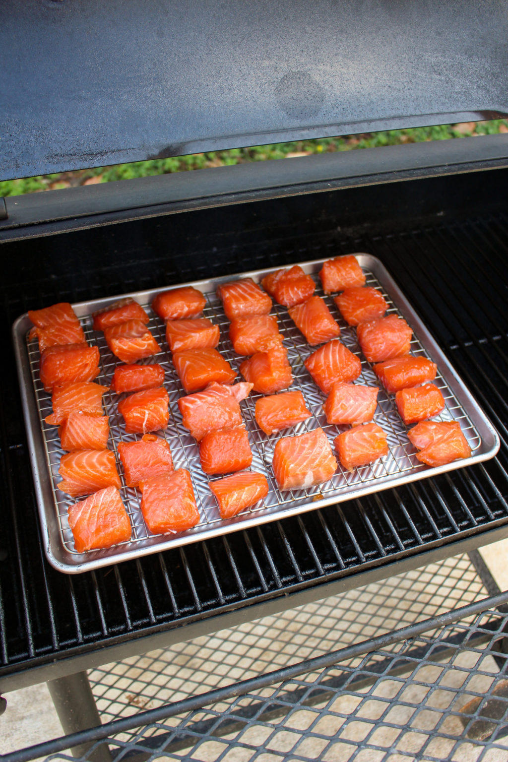 Smoked Salmon Burnt Ends - Over The Fire Cooking