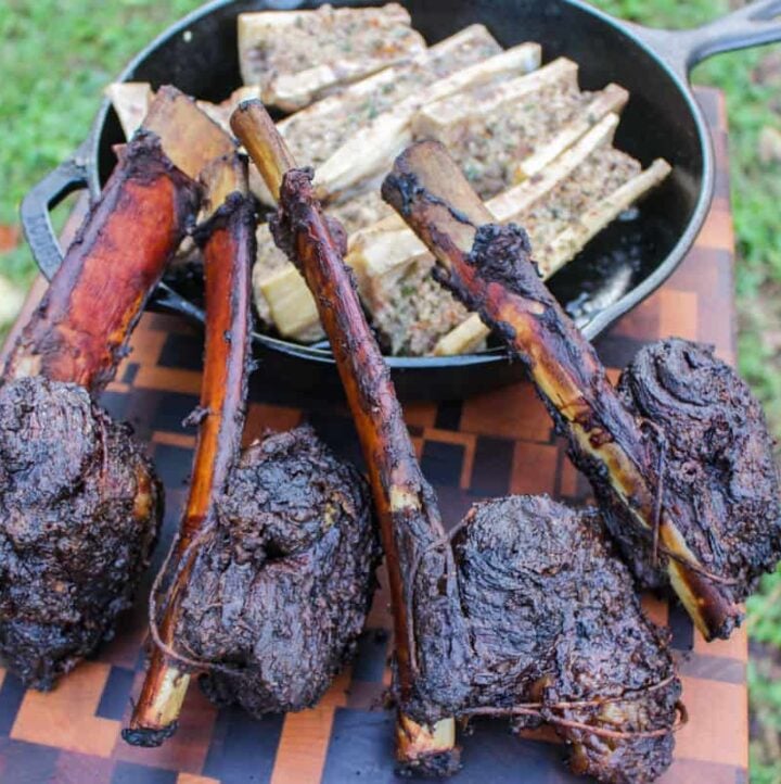 Tomahawk Beef Short Ribs - Over The Fire Cooking