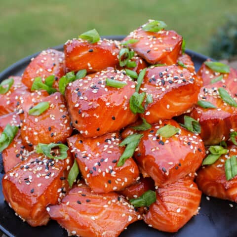 Smoked Salmon Burnt Ends - Over The Fire Cooking