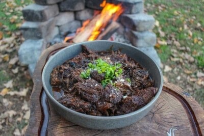Chipotle Garlic Chili Con Carne - Over The Fire Cooking