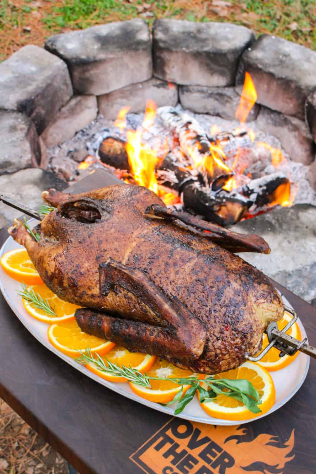 Smoke Fried Turkey - Over The Fire Cooking
