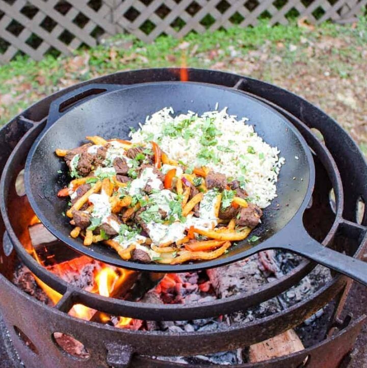 Peruvian Steak Stir Fry - Over The Fire Cooking