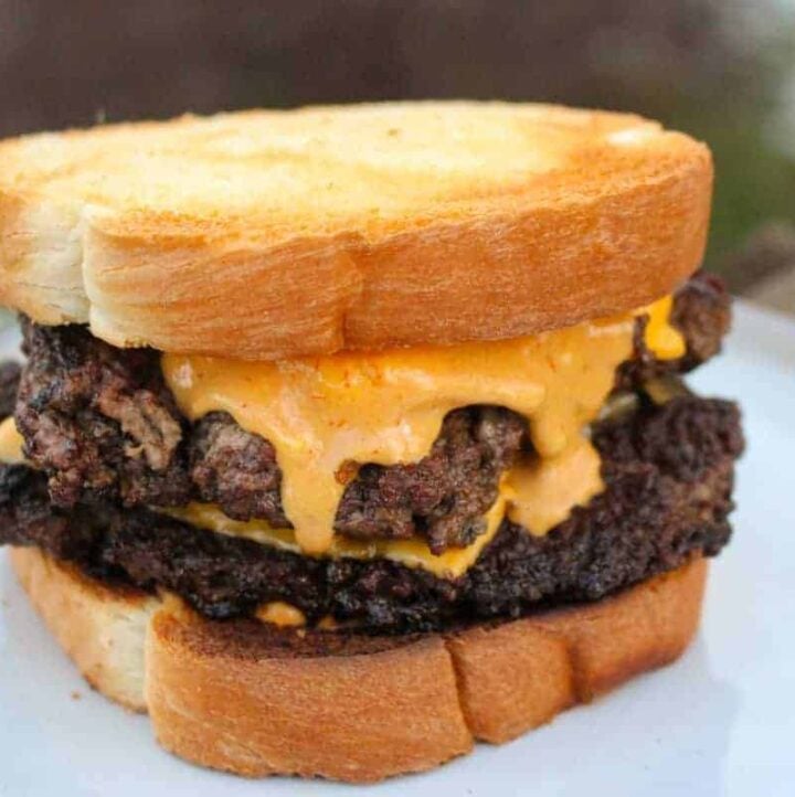 Chopped Texas Patty Melt - Over The Fire Cooking