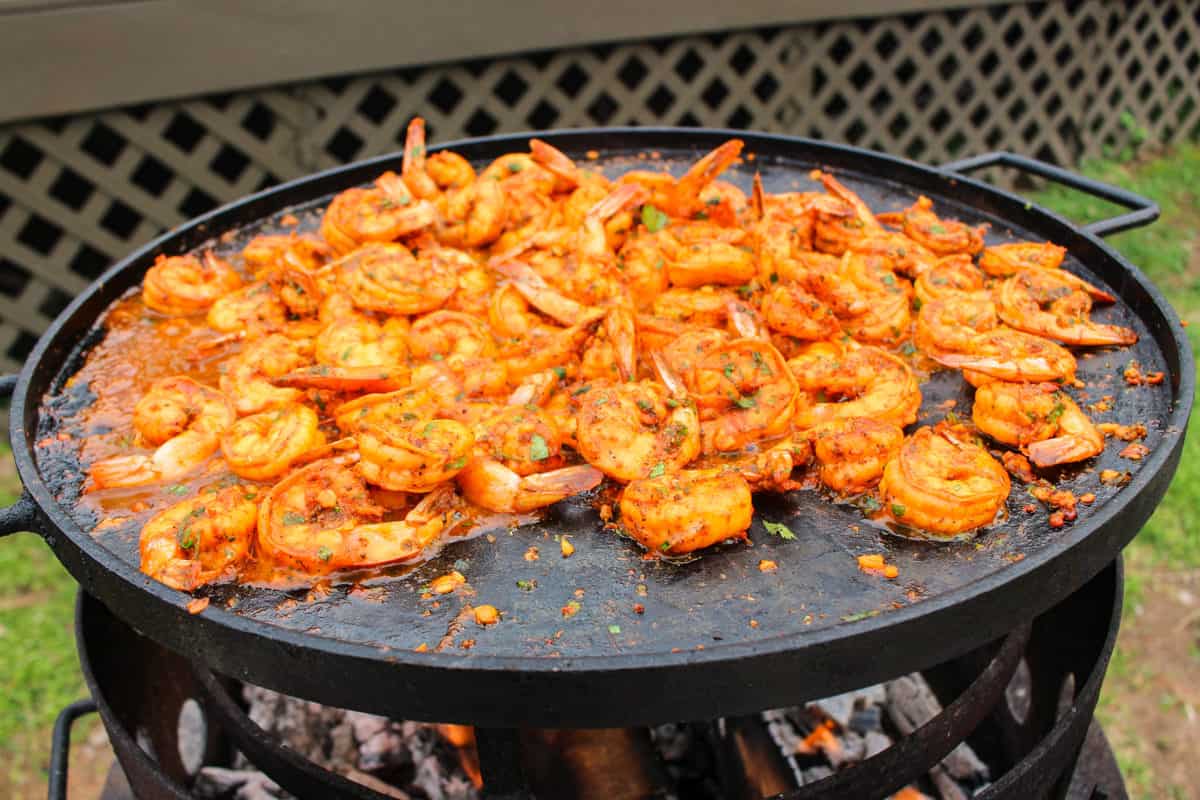 Shrimp "Al Pastor" Tacos - Over The Fire Cooking