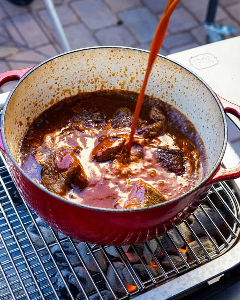 Smoked Birria Burgers - Over The Fire Cooking