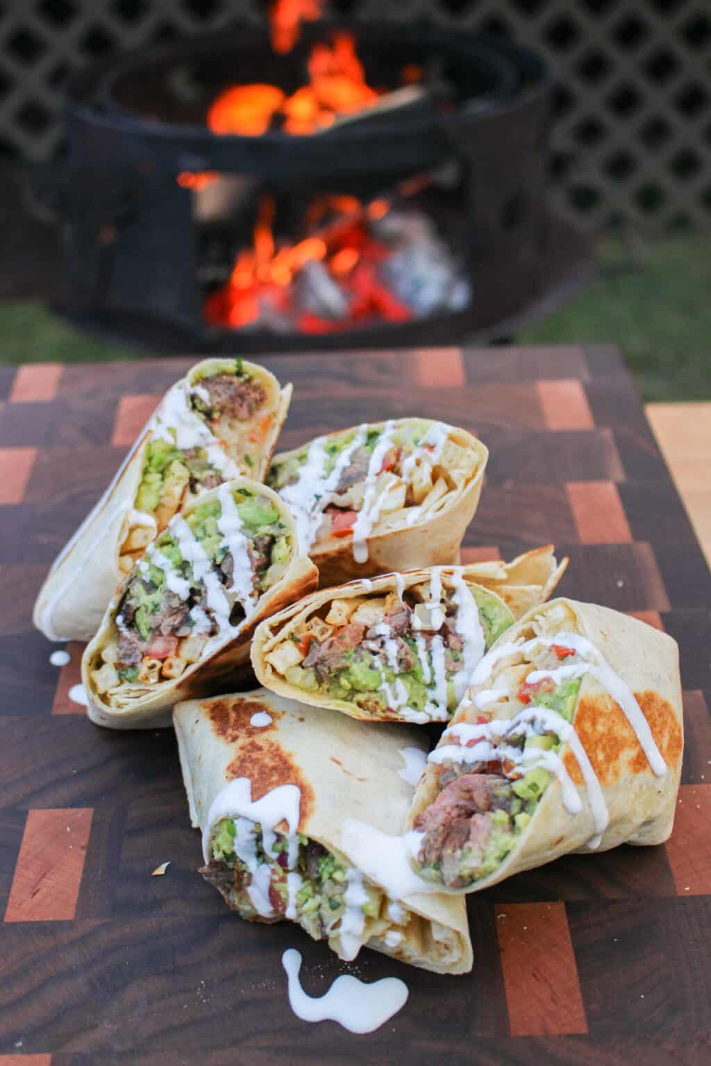 California Burrito - Over The Fire Cooking