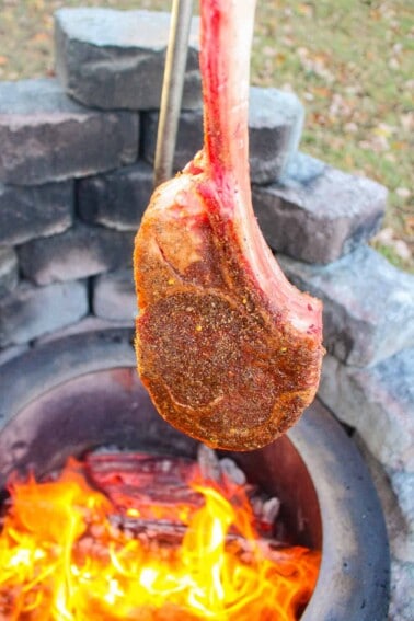 Tomahawk Steak - Over The Fire Cooking
