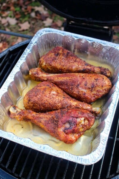 Thanksgiving Turkey Leg Poppers - Over The Fire Cooking