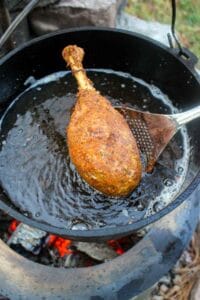 Thanksgiving Turkey Leg Poppers - Over The Fire Cooking