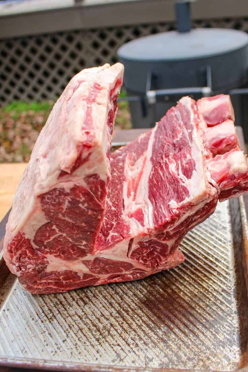 Stuffed Prime Rib - Over The Fire Cooking