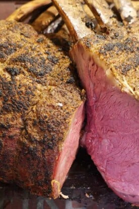 Rotisserie Prime Rib with Beef Tallow Injection - Over The Fire Cooking