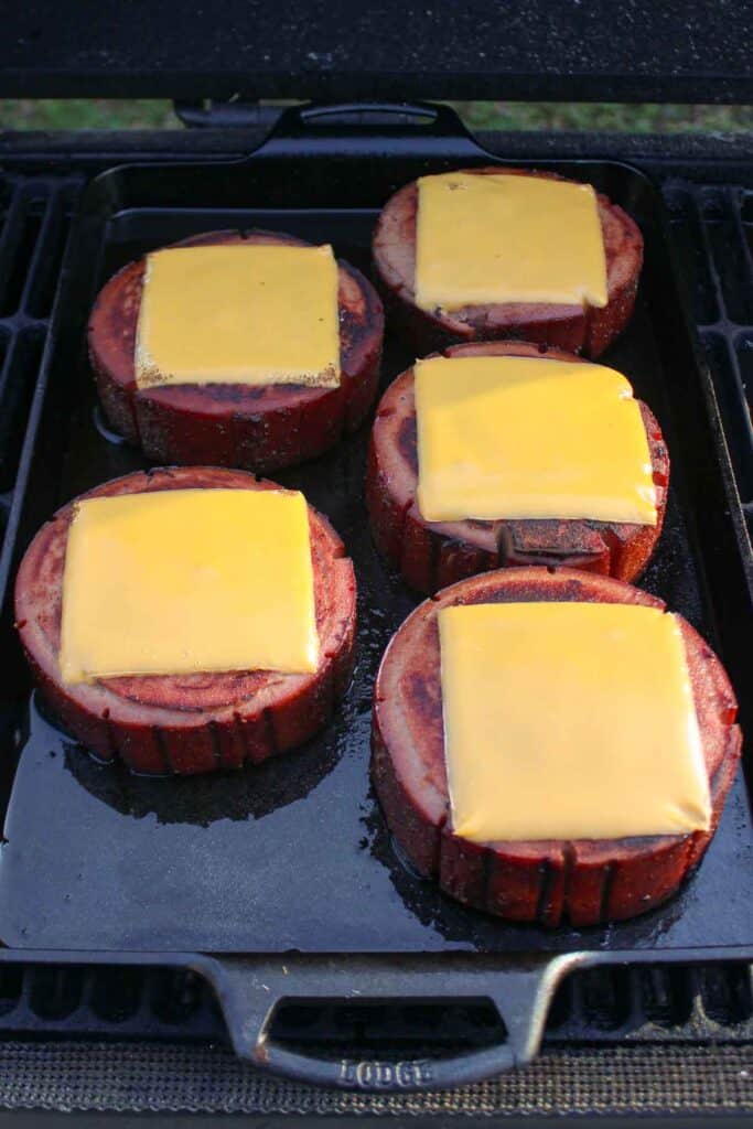 Smoke Fried Bologna Sandwich - Over The Fire Cooking