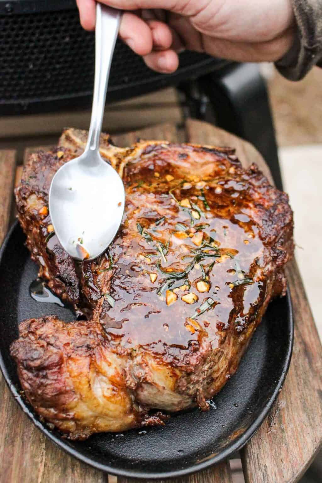 Grilled Tuscan Steak - Over The Fire Cooking