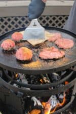 Grilled Cheese BBQ Cheeseburger - Over The Fire Cooking