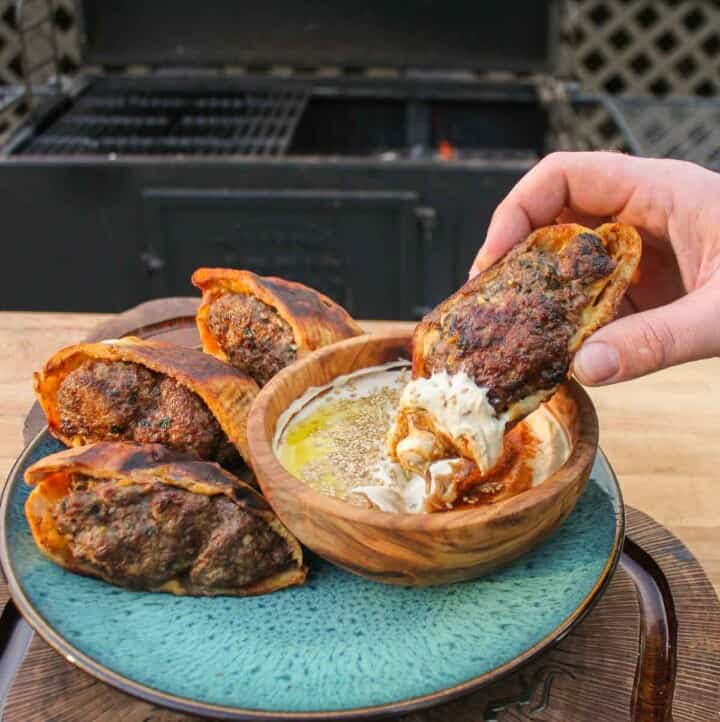 Grilled Lamb Arayes - Over The Fire Cooking