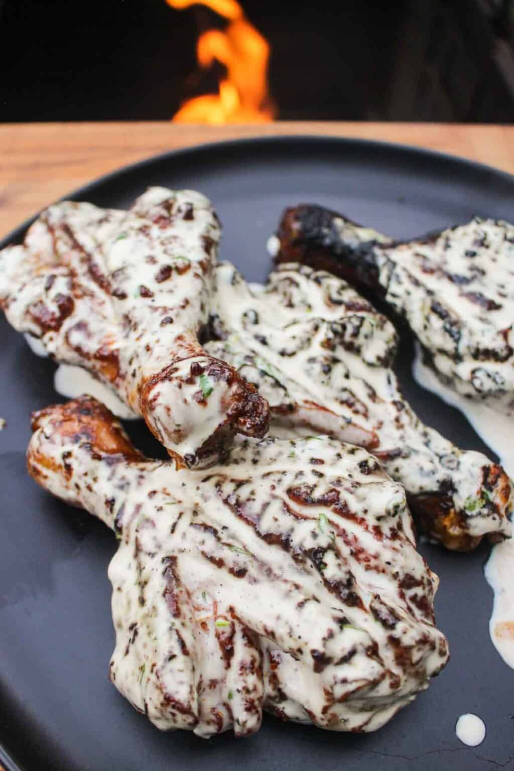 Butterflied Chicken Drumsticks - Over The Fire Cooking