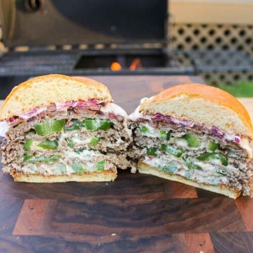 Jalapeño Popper Smash Burgers - Over The Fire Cooking