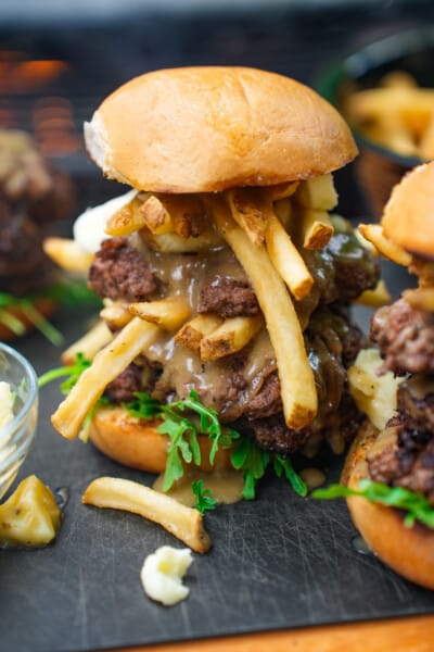 Poutine Burger - Over The Fire Cooking