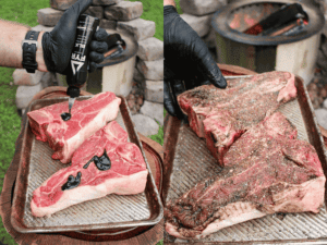 Steak with Garlic Confit - Over The Fire Cooking