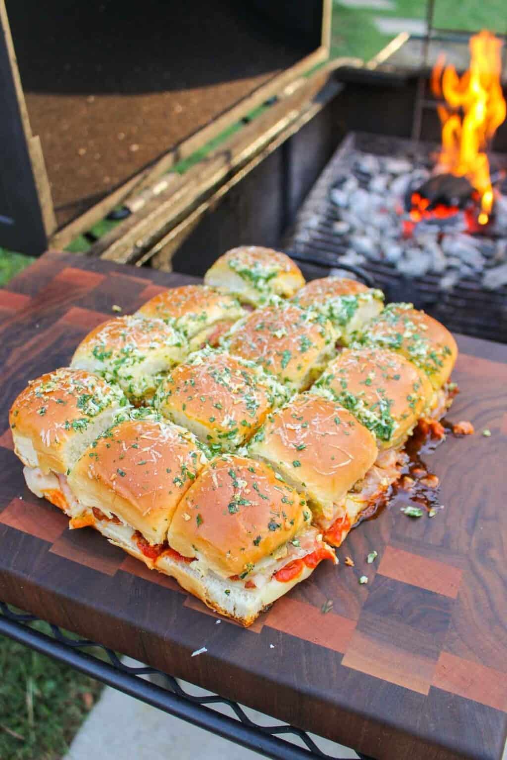 Italian Sliders - Over The Fire Cooking