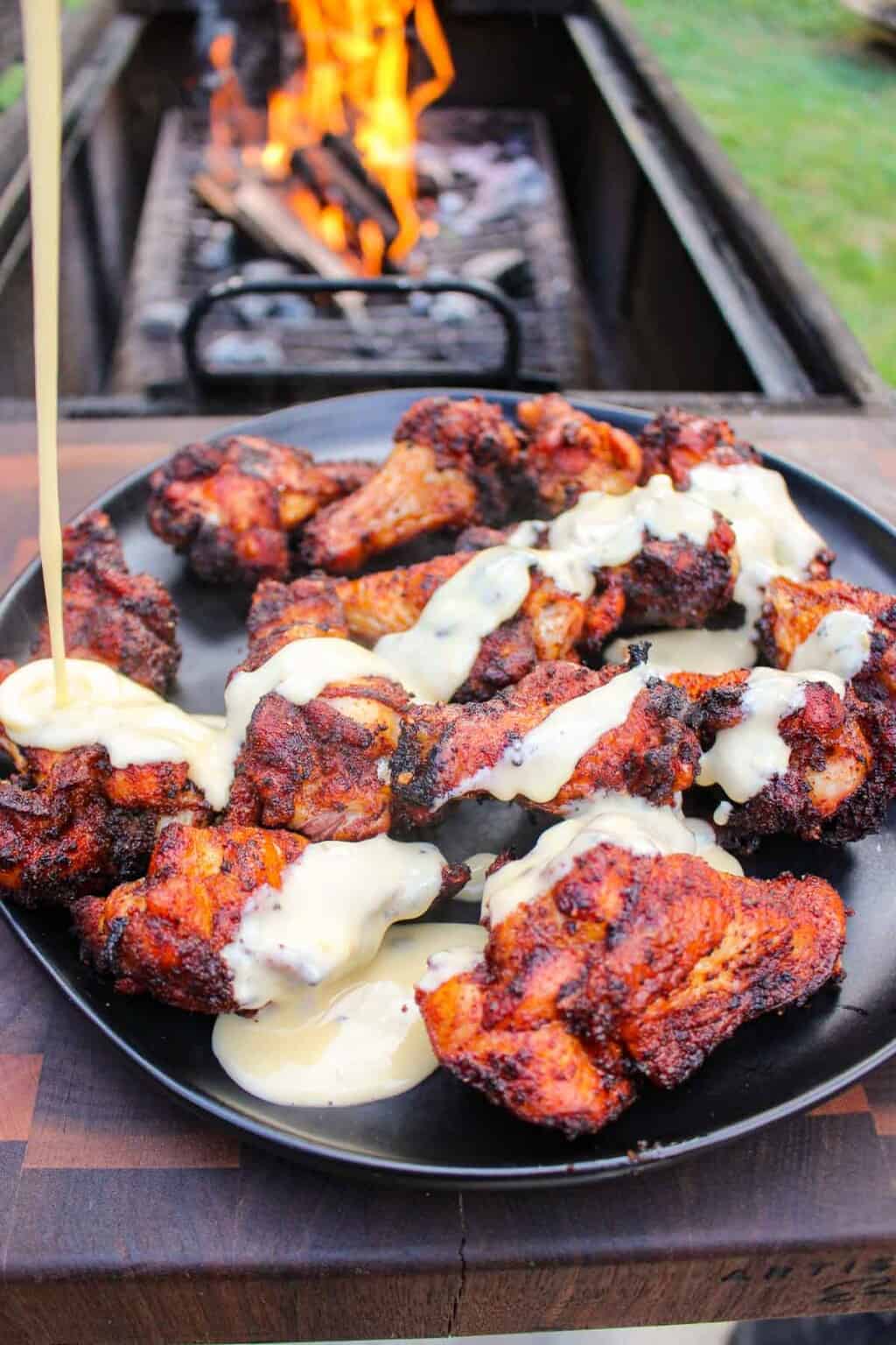 Nacho Wings - Over The Fire Cooking