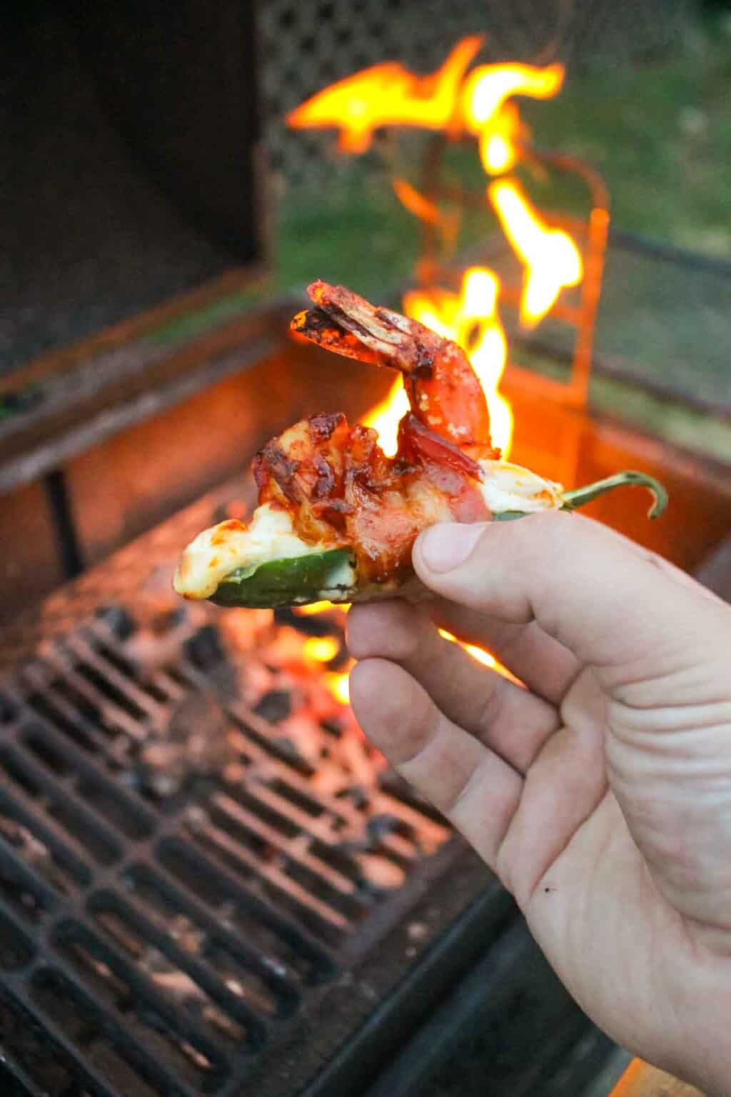 Shrimp Jalapeño Poppers - Over The Fire Cooking