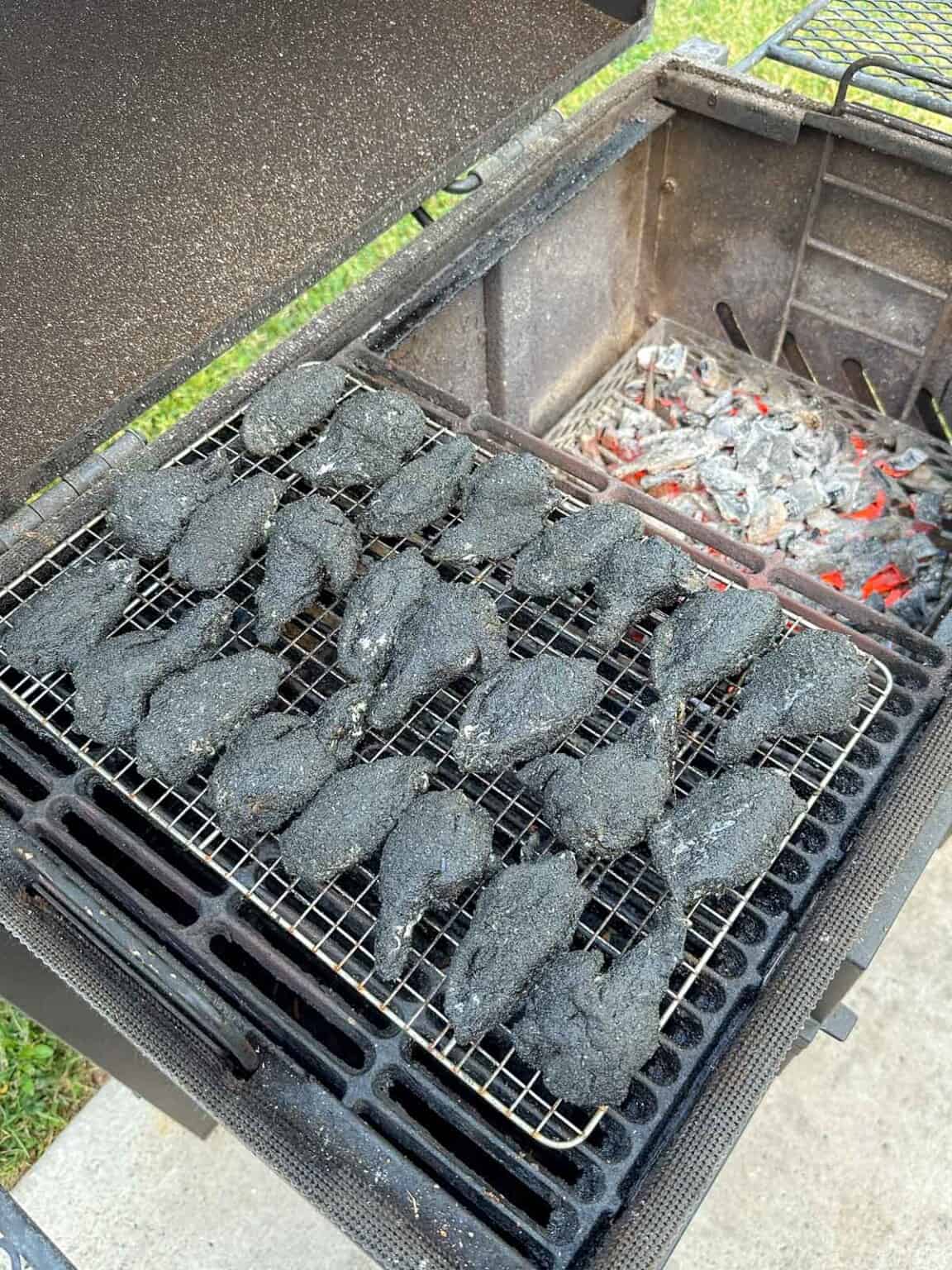 Smoked Bat Wings - Over The Fire Cooking
