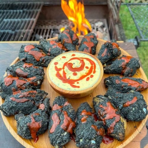 Smoked Bat Wings - Over The Fire Cooking