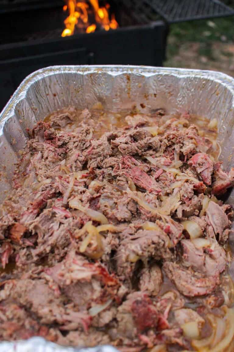 Smoked Pulled Lamb - Over The Fire Cooking