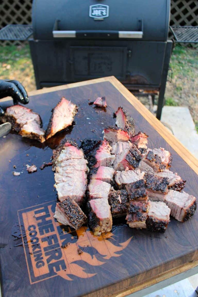 BBQ Brisket Burnt Ends - Over The Fire Cooking
