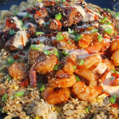 Surf and Turf Hibachi - Over The Fire Cooking