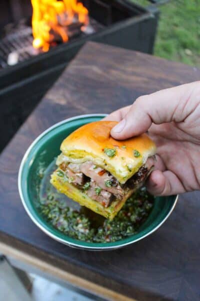 Hot Honey Ranch Sliders - Over The Fire Cooking