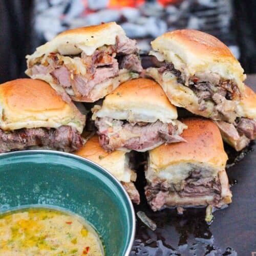 Cowboy Butter Sliders - Over The Fire Cooking