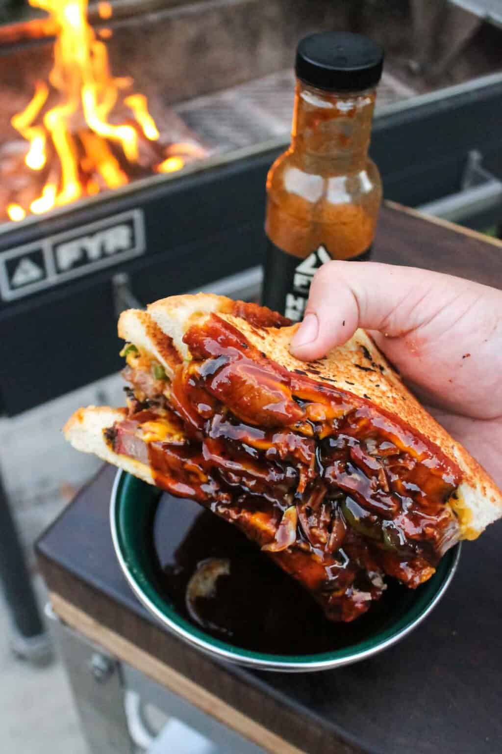 Brisket Melt - Over The Fire Cooking