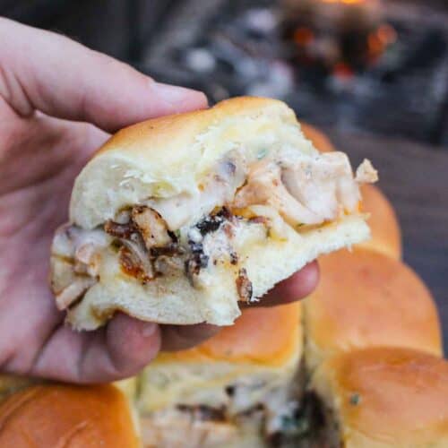 Chicken Bacon Ranch Sliders - Over The Fire Cooking