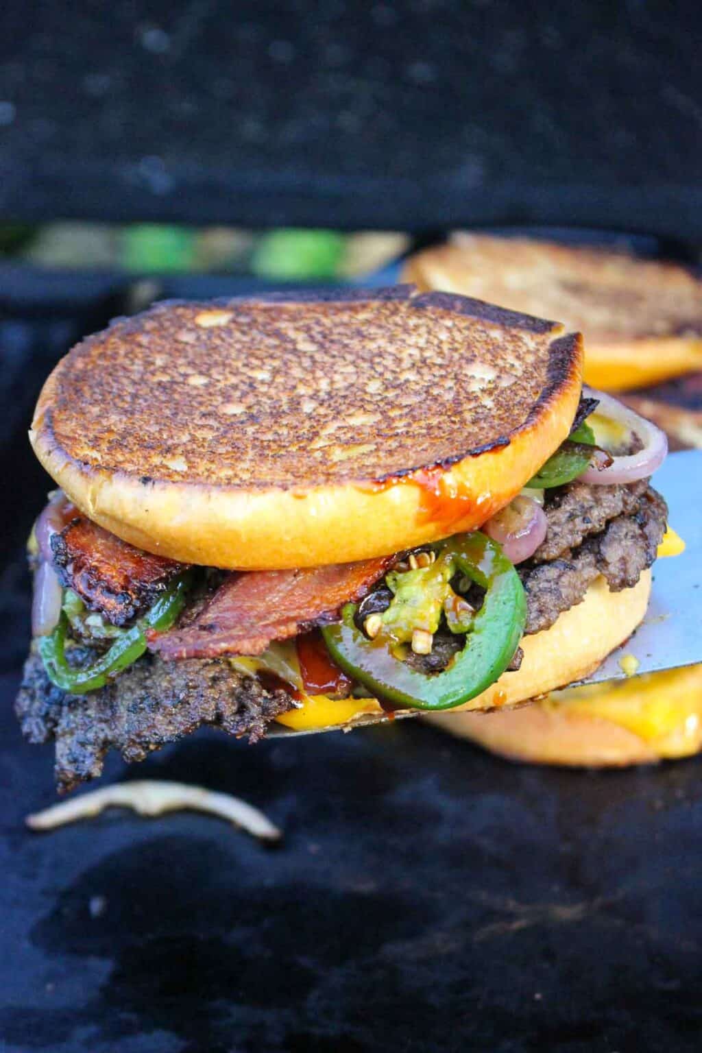 Stuffed Patty Melt - Over The Fire Cooking