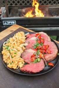 Rotisserie Picanha with Parmesan Crust - Over The Fire Cooking