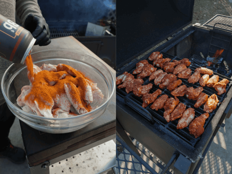 Hot Honey Wings - Over The Fire Cooking